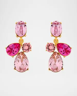 Oscar De La Renta Candy Drop Earrings - Rose