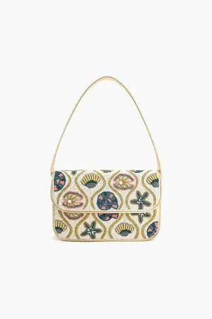 Yumi Kim Beaded Shell Shoulder Bag