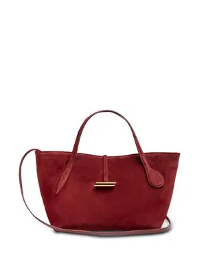 LIFFNER Petite Penne Tote - Maroon