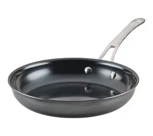 ANOLON Everlast Carbon Steel Frying Pan, 10 Inc H, Black - One-color