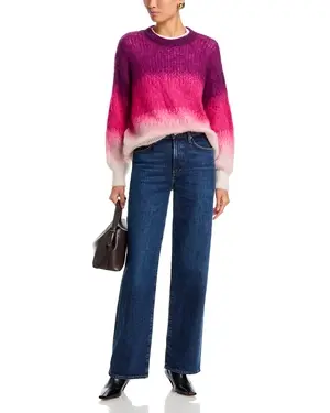 LA FEE MARABOUTEE Round Neck Sweater - Rose