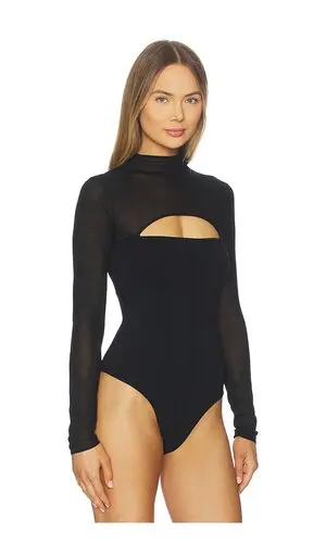 FLEUR DU MAL Kate Bodysuit - Black
