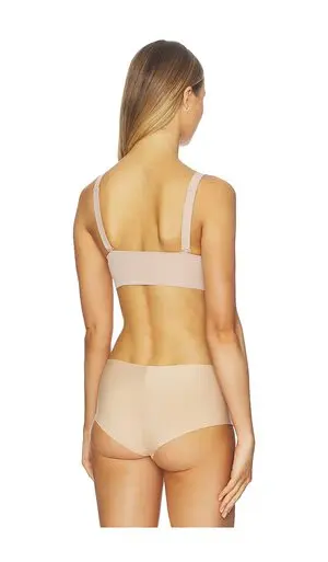 Calvin Klein Adapt Bandeau Strap In Beige - Cedar