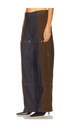 Moschino Mid Rise Straight Leg Jeans