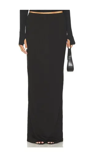 SNDYS Tilde Maxi Skirt - Black