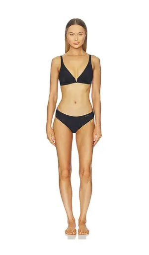 Commando Classic Plunge Underwire Bra - Black