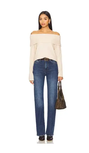 Heartloom Kendra Off-the-shoulder Sweater - Ecru