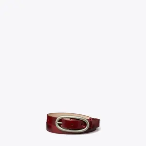 Tory Burch 1" Large Pierced Buckle Belt Bricklane