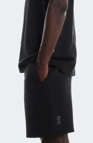 On Focus Stretch Running Shorts - Black