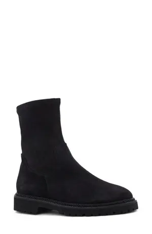Aquatalia Maryann Weatherproof Suede Bootie - Black Suede