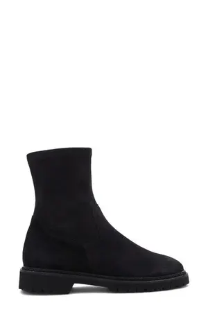 Aquatalia Maryann Weatherproof Suede Bootie - Black Suede