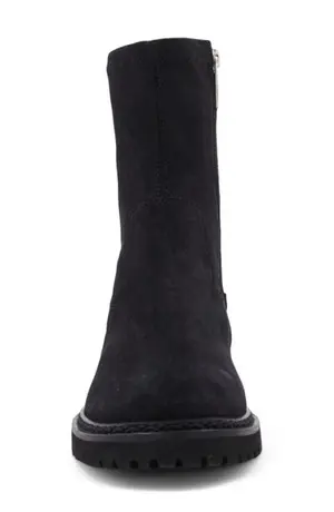 Aquatalia Maryann Weatherproof Suede Bootie - Black Suede