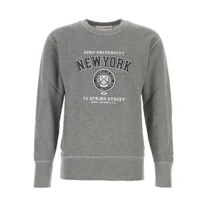 A.P.C. X MARC JACOBS A.P.C. X Marc Jacobs Crest Print Sweatshirt - Grey
