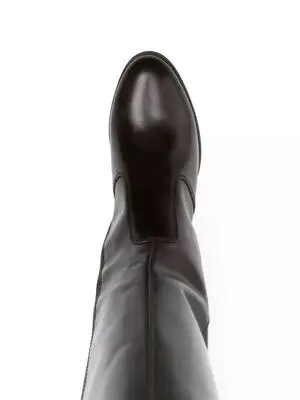 NEROGIARDINI Leather Knee-high Boots