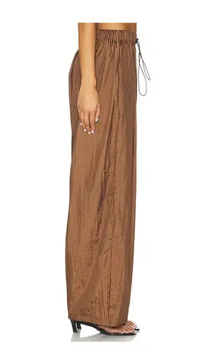 SWF Parachute Draped Wide-leg Pant