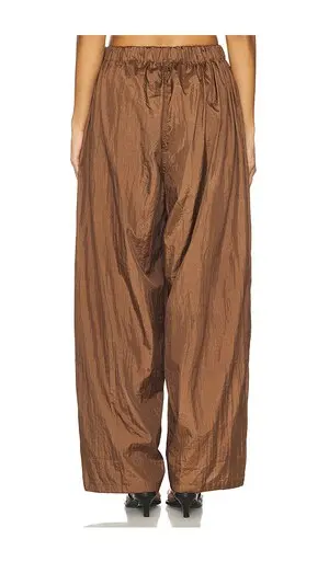 SWF Parachute Draped Wide-leg Pant