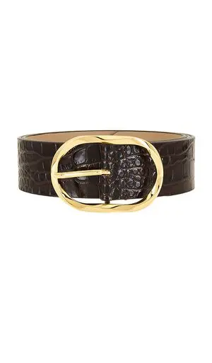 B-low The Belt Kyra Croco Belt - Chocolate