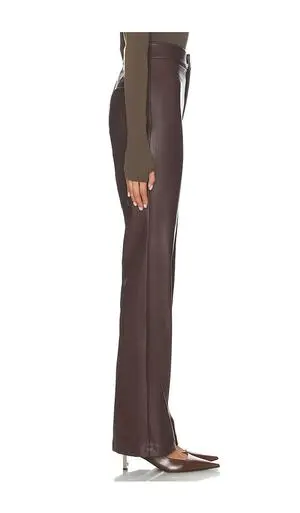 LOVERS AND FRIENDS Faux Leather Pant - Brown