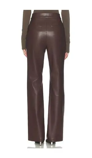 LOVERS AND FRIENDS Faux Leather Pant - Brown
