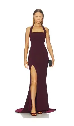 NOOKIE Boulevard Gown - Wine