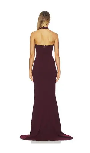 NOOKIE Boulevard Gown - Wine