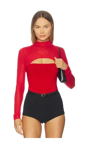 FLEUR DU MAL Kate Bodysuit - Red