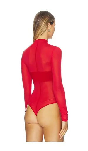 FLEUR DU MAL Kate Bodysuit - Red