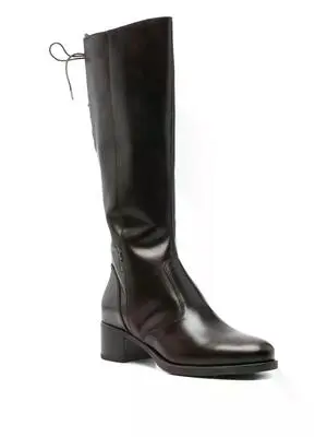 NEROGIARDINI Leather Knee-high Boots