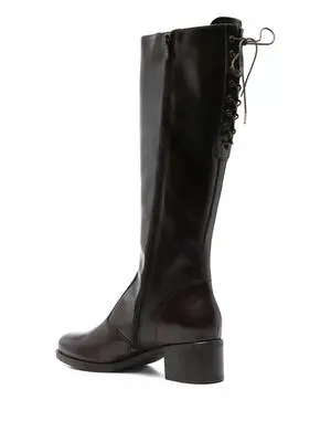 NEROGIARDINI Leather Knee-high Boots