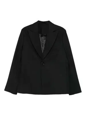Séfr Single-breasted Blazer - Black