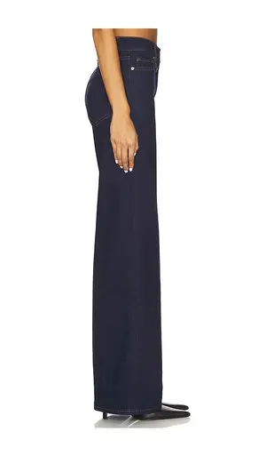 FRAME Le Slim Palazzo Long Jeans