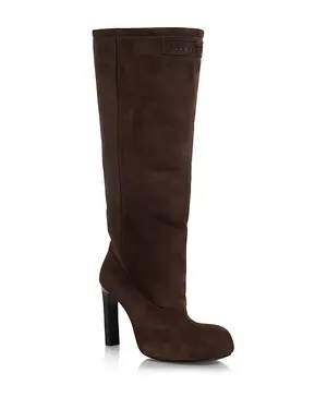 Balenciaga Fargo Boots - Espresso/beige/silver