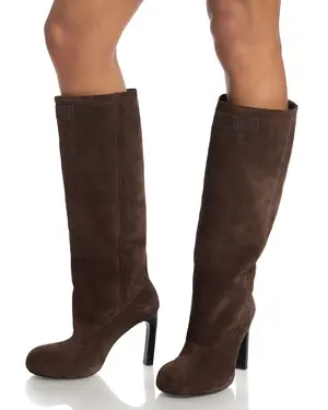 Balenciaga Fargo Boots - Espresso/beige/silver