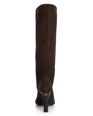 Balenciaga Fargo Boots - Espresso/beige/silver
