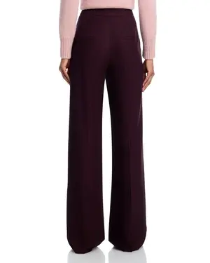 Veronica Beard Tonelli Pants - Dark Currant Melange