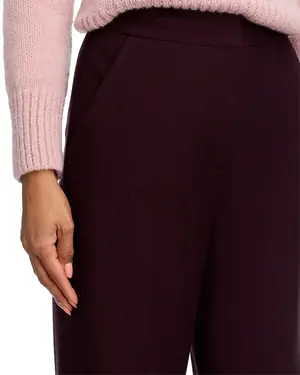 Veronica Beard Tonelli Pants - Dark Currant Melange
