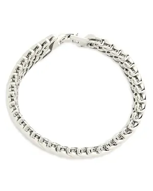 Sterling Forever Bethany Ripple Flex Bracelet - Silver