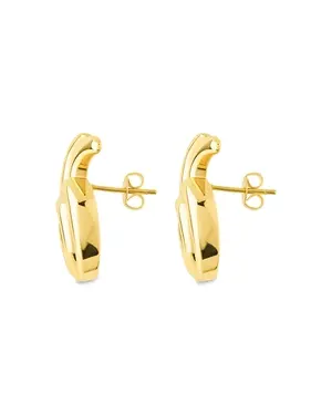 Sterling Forever Leni Twist Stud Earrings