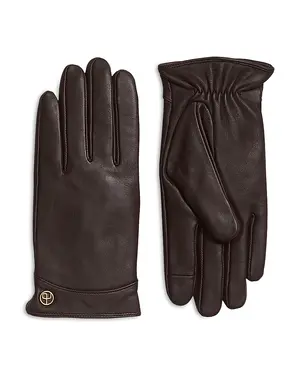Rag & Bone Joni Leather Gloves - Dark Espresso
