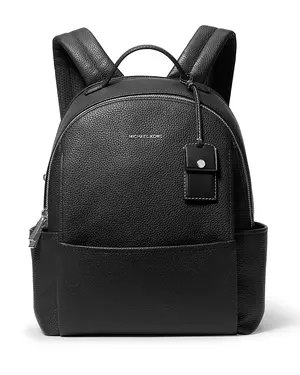 Black Leather Backpack