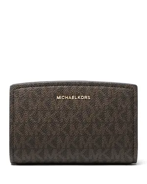 Michael Kors Bryant Medium Zip Around Wallet - Brown/acorn