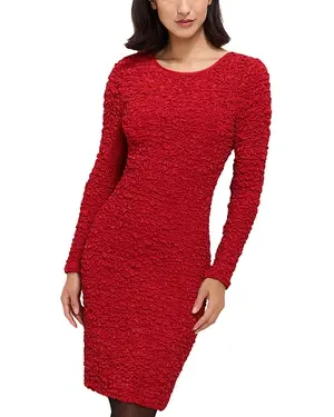 PHASE EIGHT Eliza Textured Dress - Red