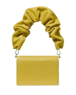 Kate Spade New York Glazed Leather Mini Bag With Scrunch Strap