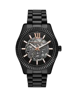Michael Kors Lexington 45mm Watch - Black/black