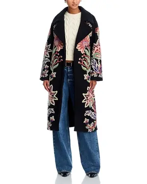 Farm Rio Garden Fleece Coat