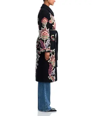 Farm Rio Garden Fleece Coat