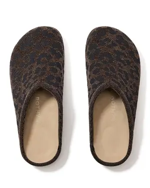 Rothy's Revelvet Casual Clogs - Revelvet Cheetah