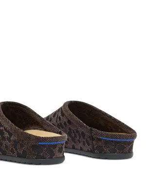 Rothy's Revelvet Casual Clogs - Revelvet Cheetah