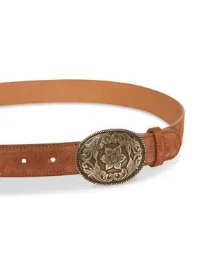 Gerard Darel Elma Buckle Leather Belt