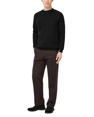 Boggi Milano Wool Trousers - Brown